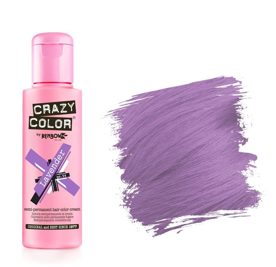 Crazy Color Lavender 54 hajszínező krém , 100 ml|Crazy Color.hu hajszínezők